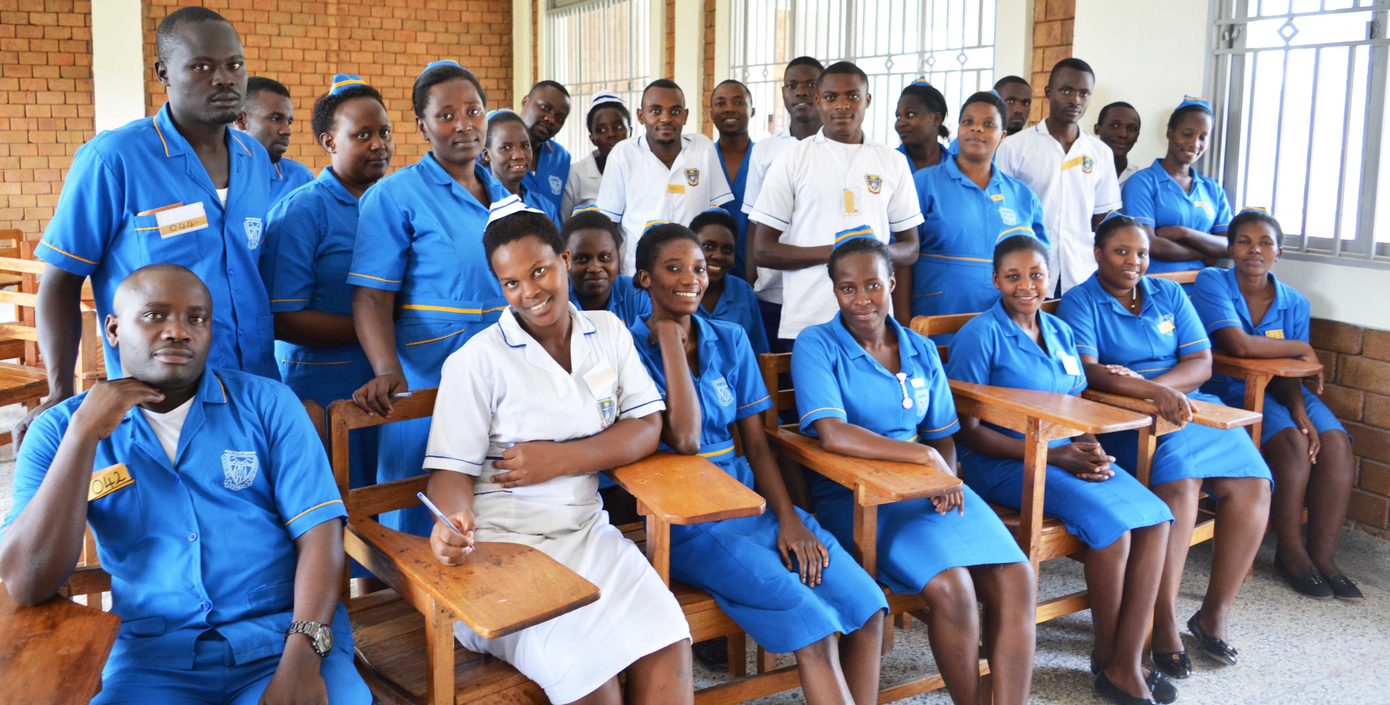 Bishop Stuart University Nursing students during UNMEB examinations ...
